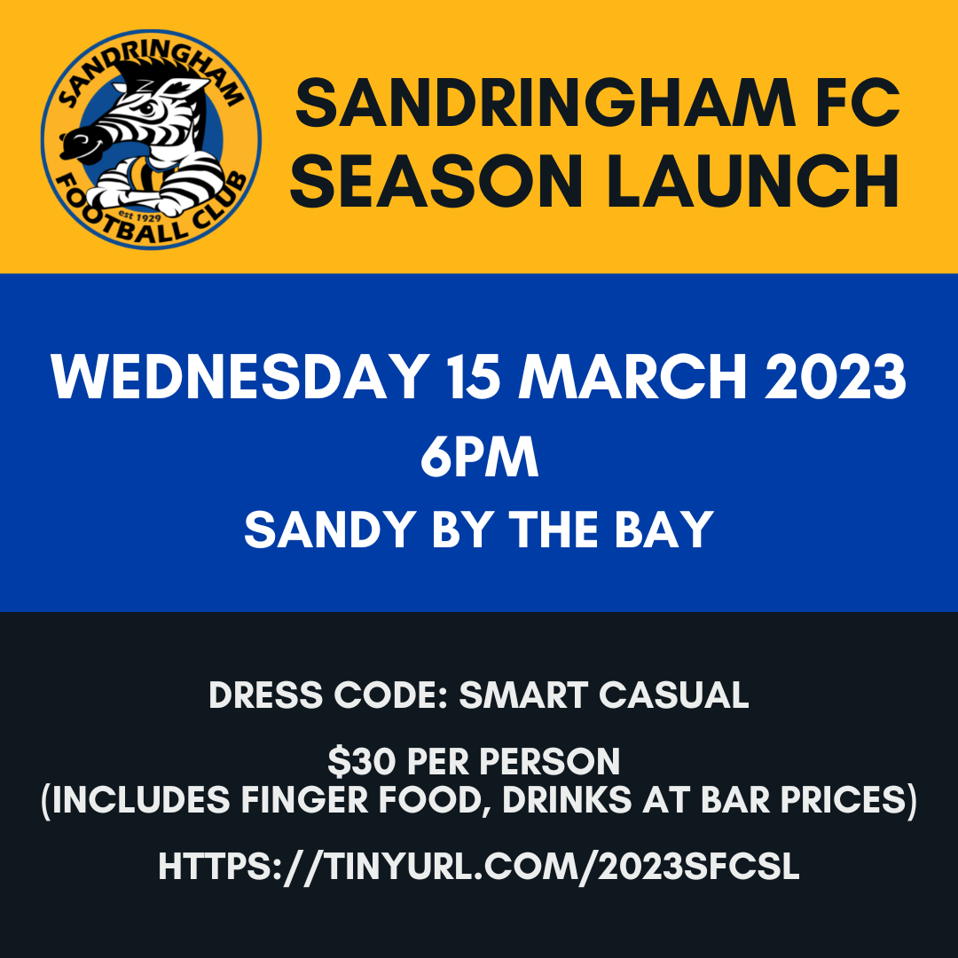 Sandringham Football Club 2023 Season Launch